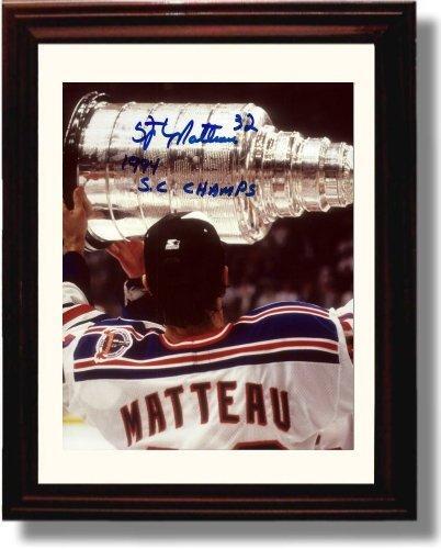 16x20 Framed Stefan Matteau Autograph Promo Print - New York Rangers ...
