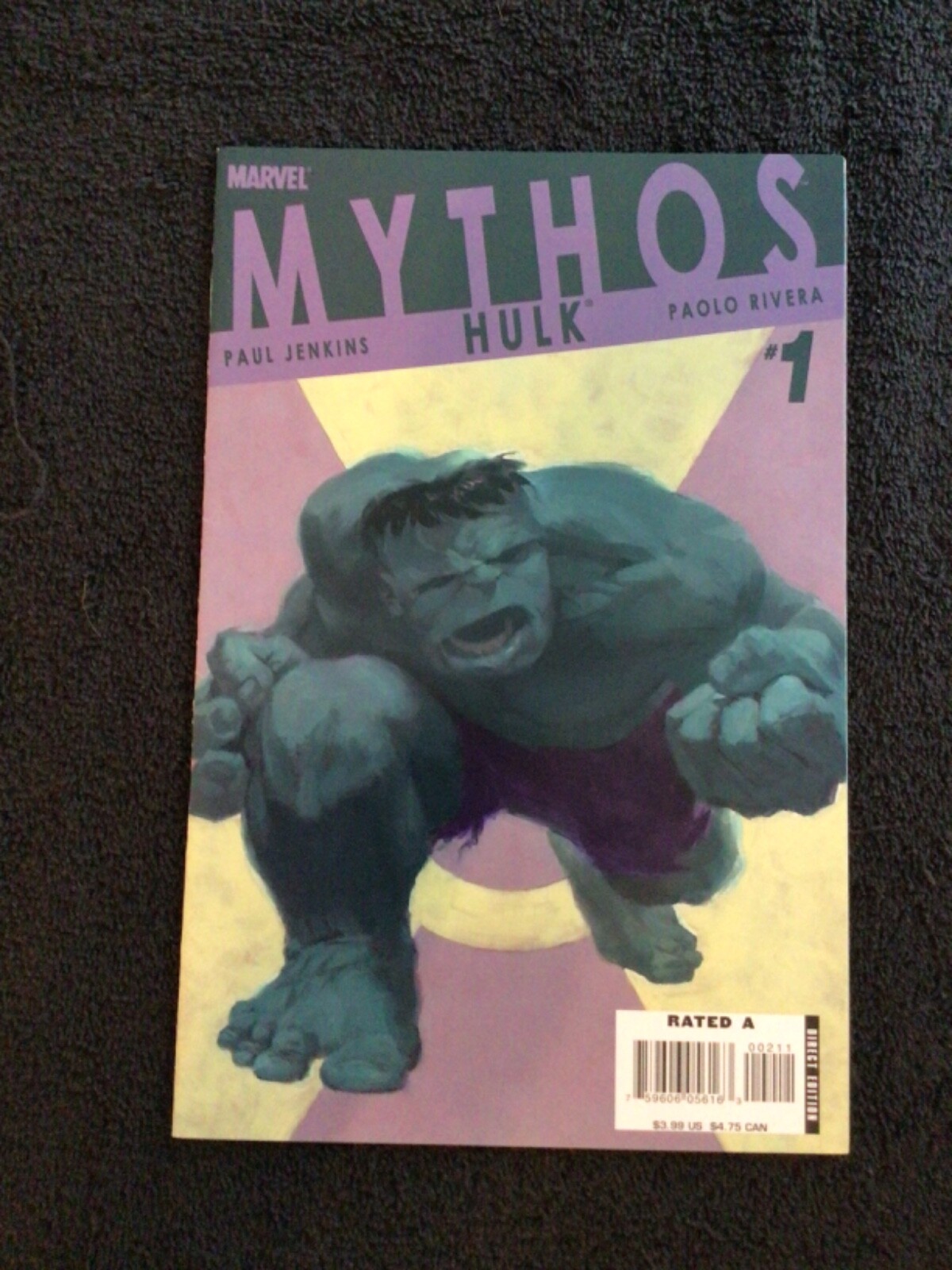 Mythos Hulk #1 2006 Marvel Comics Retelling of Hulk #1 Jenkins Rivera ...