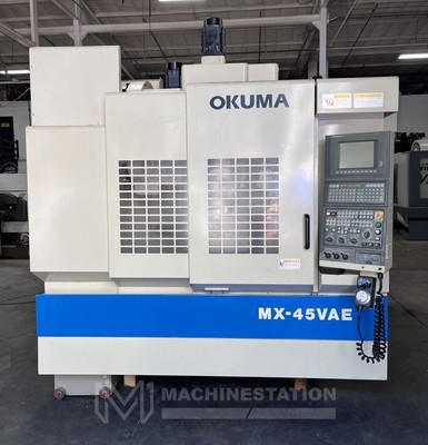 OKUMA MX-45VAE CNC VERTICAL MACHINING CENTER - MORI SEIKI MAZAK CNC ...