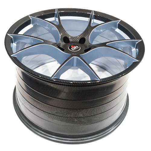 20'' Project 6GR Ten Carbon Fiber/Brittney Blue Wheels for Camaro RS SS ...