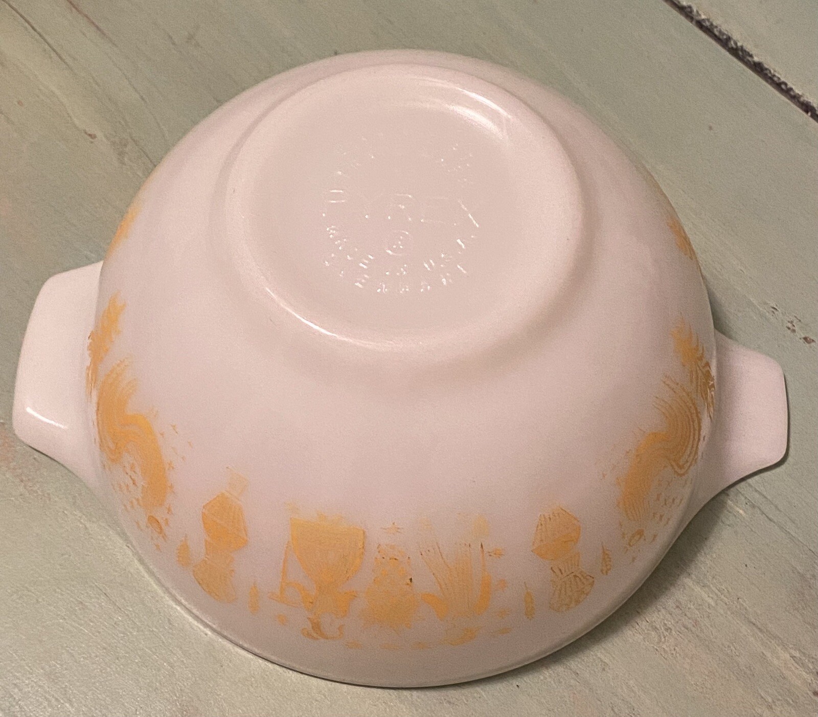 1965 Small Pyrex Pumpkin Butterprint Amish 1.5 Pint Cinderella Bowl ...