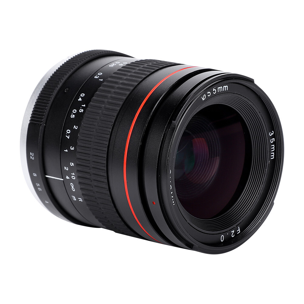 35mm F2 Large Aperture Manual Focus Full Frame Prime Lens For DSLR ...