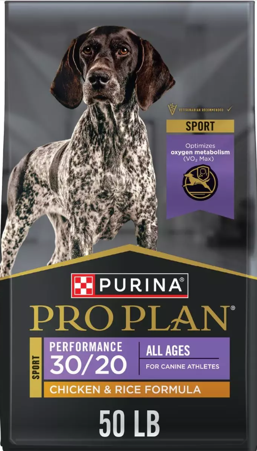 Purina Pro Plan Sport 30/20 Chicken & Rice High Protein Dry Dog Food ...