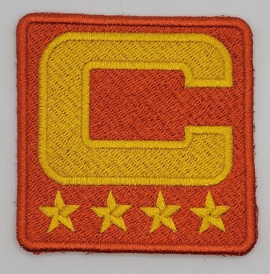 4-Star Captain C Patch Orange Gold | eBay