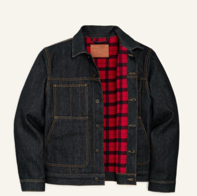 Filson Denim Lined Short Cruiser, Size XXL, with New Filson Tags ...