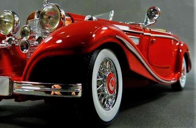 Mercedes Benz Vintage Classic Custom Metal Model Concept Hot Rod Race ...