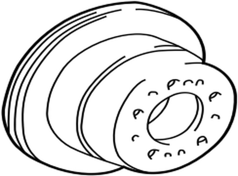 42431-60281 Toyota Disc, rear 4243160281, New Genuine OEM Part | eBay