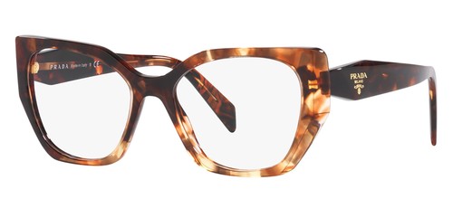 Prada PR 18WV 07R1O1 Caramel Tortoise Plastic Fashion Eyeglasses 52mm ...