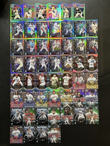 2025 Topps Bowman Chrome VIP Rookie Cooper Pratt Nick Kurtz Lot 52 -QZ3 ...