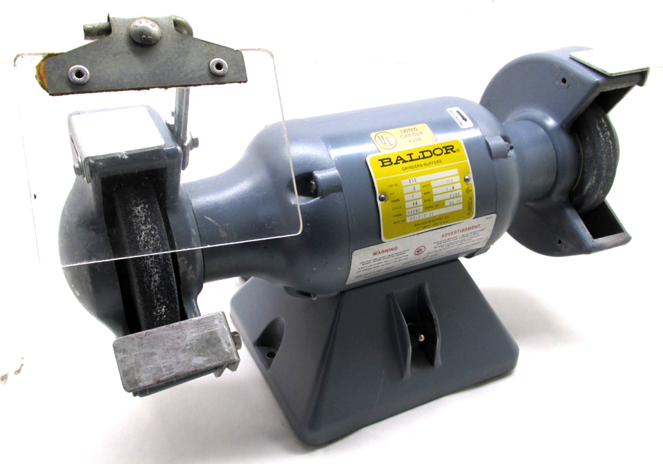 BALDOR 7" INDUSTRIAL BENCH GRINDER - #712 | eBay