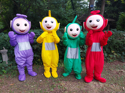 Teletubbies adult mascot fancy dress suits party costume hire in UK | eBay