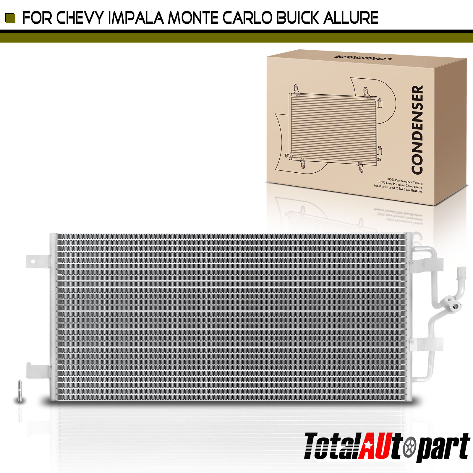 A/C AC Condenser for Chevrolet Impala Monte Carlo 2004-2005 Buick ...