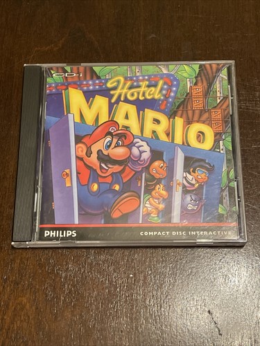 Philips CDi System - HOTEL MARIO - super seltene CD-I - mit Slipcover ...