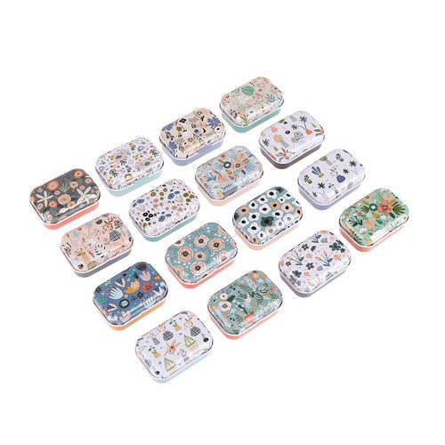 Mini Tinplate Sealed Jar Packing Boxes Jewelry Candy Box Portable ...