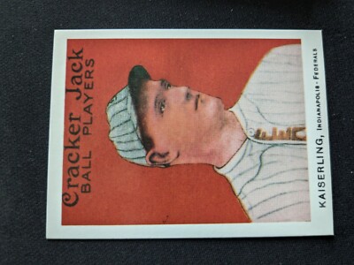 1915 Cracker Jack Reprint Baseball Card # 157 George Kaiserling ...