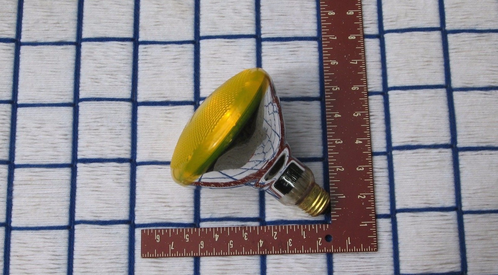 100 WATT Bug Yellow 130v outdoor flood 100w LIGHT BULB PAR38 /o PYREX ...