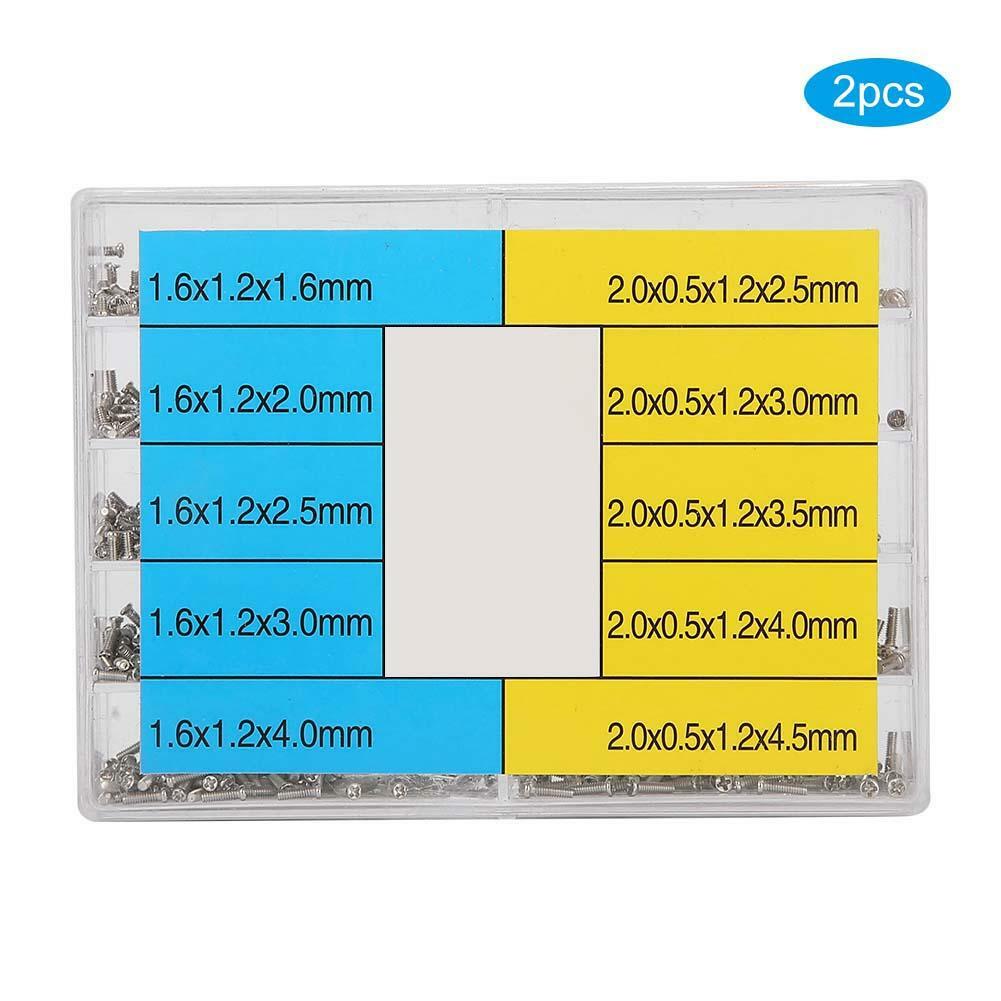 2000pcs Small Watch Screws Assortment Watch Parts Back Case Cover ...