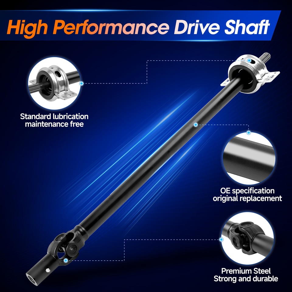 Rear Drive Prop Shaft For 2014-2021 Polaris RZR XP & XP4 1000 1333424 ...