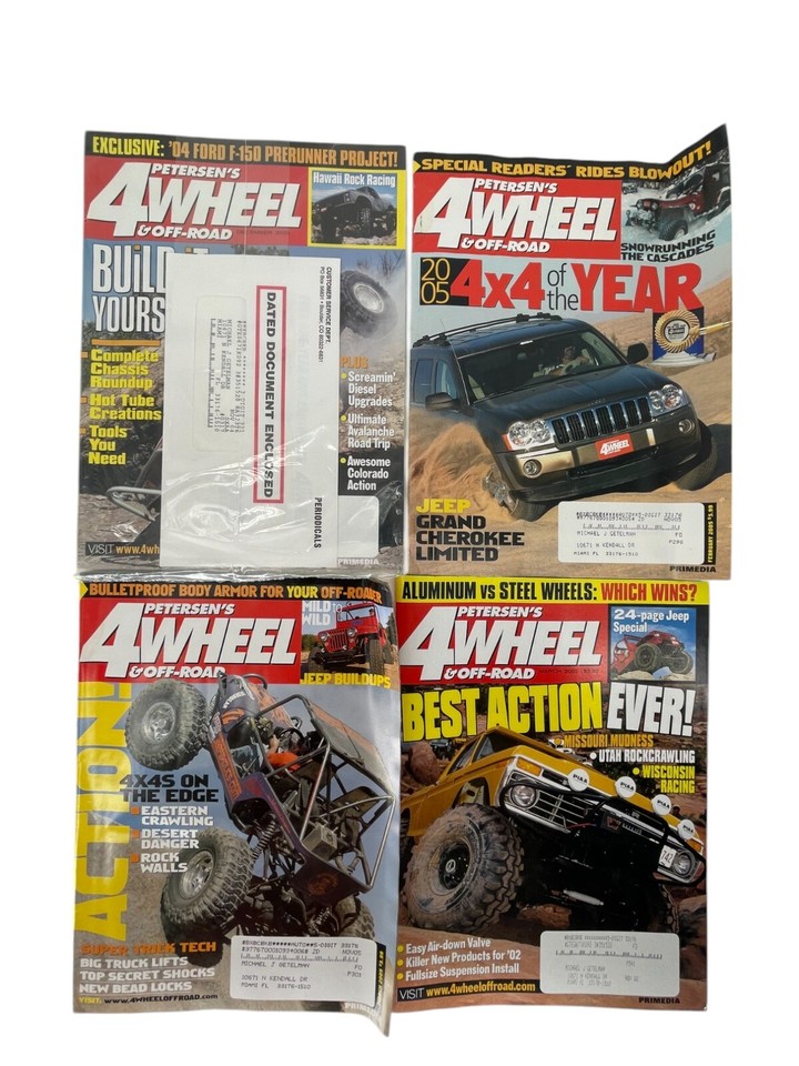 Vintage Lot of 20 Magazines Four Wheeler Petersen's 4Wheel Off Road #5 ...