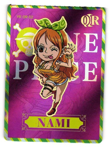 NAMI QR YK-QR-02 One Piece Anime Collectible CCG Card | eBay