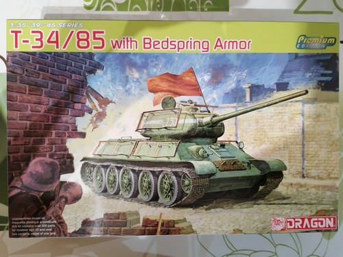 DRAGON DML 6266 - T-34/85 with bedspring armor | eBay