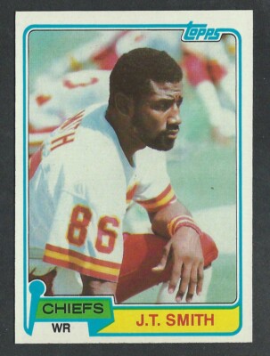 1981 Topps #86 J. T. SMITH Kansas City Chiefs ROOKIE CARD - 02 | eBay