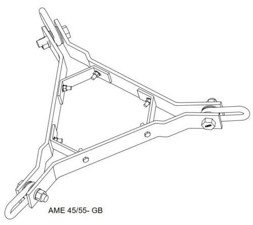 ROHN 45G Guy Bracket Assembly with Hardware - GA45GD - ROHN 45G Tower ...