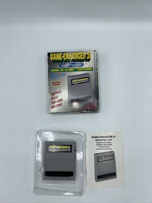Game Enhancer 3 For Playstation 1 PS1 Gamechips.com Cheat Codes - With ...