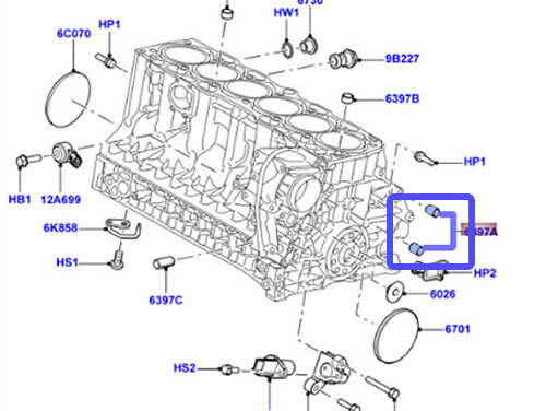 GENUINE LAND ROVER DOWEL LR2 3.2L LR000511 | eBay
