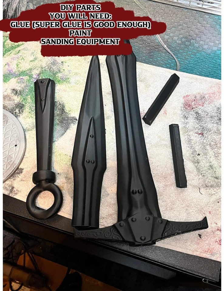 Dragon Bone Great Sword Realistic Size | Viking | Ancient Nord Weapon ...