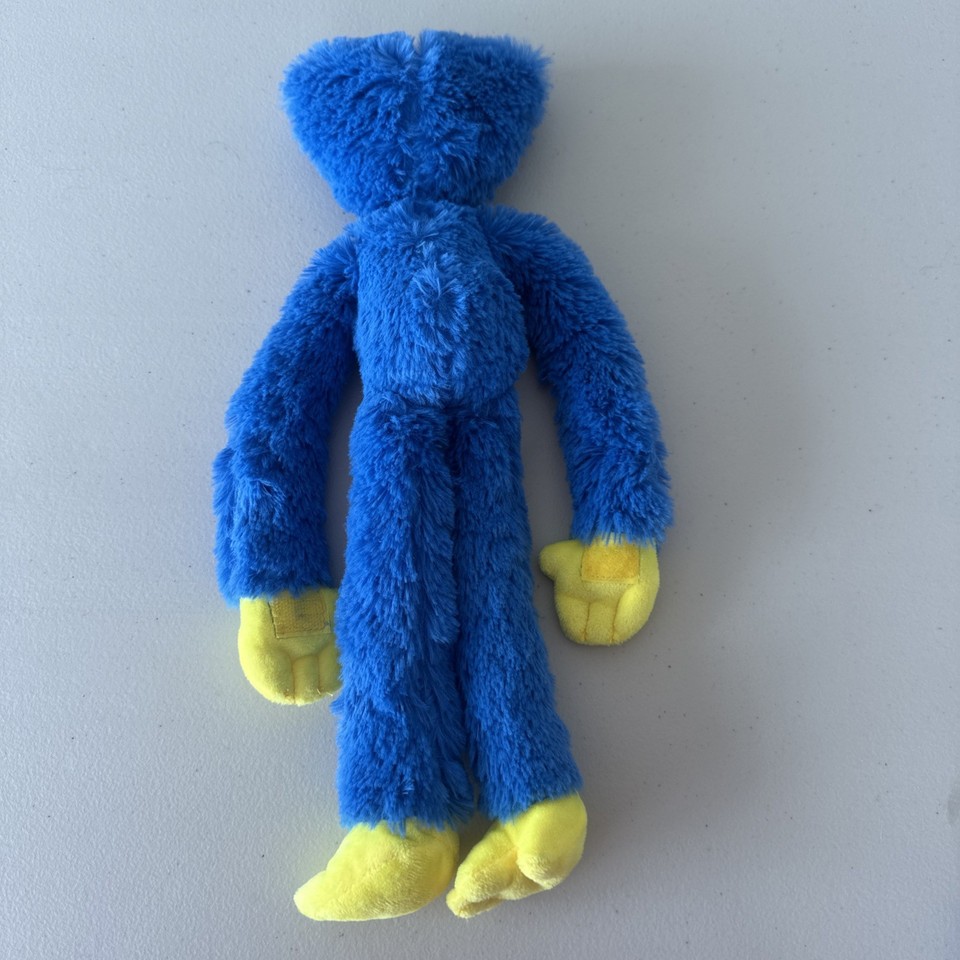 Huggy Wuggy Poppy Playtime Blue Monster Plush 15” Connect Hands Scary ...