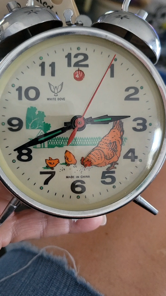 Vintage 1960s Animated Pecking Chicken Hen Alarm Clock | eBay
