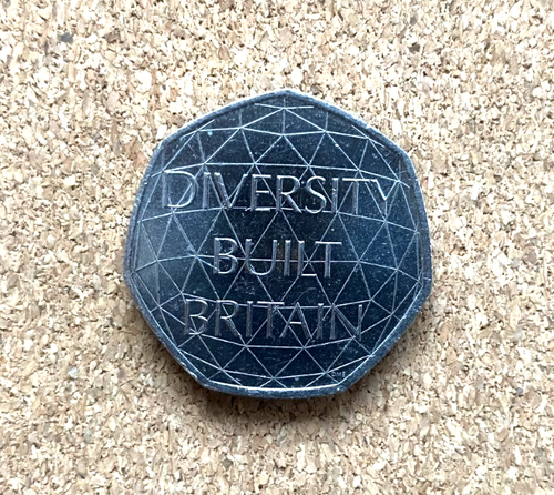 Very RARE 2020 diversity built britain 50p coin circulated | eBay UK