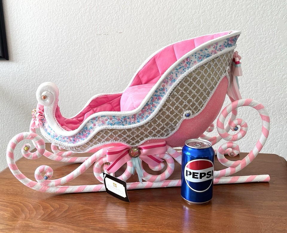 Katherine's Collection SWEET SLEIGH Tabletop CHRISTMAS Peppermint *READ ...