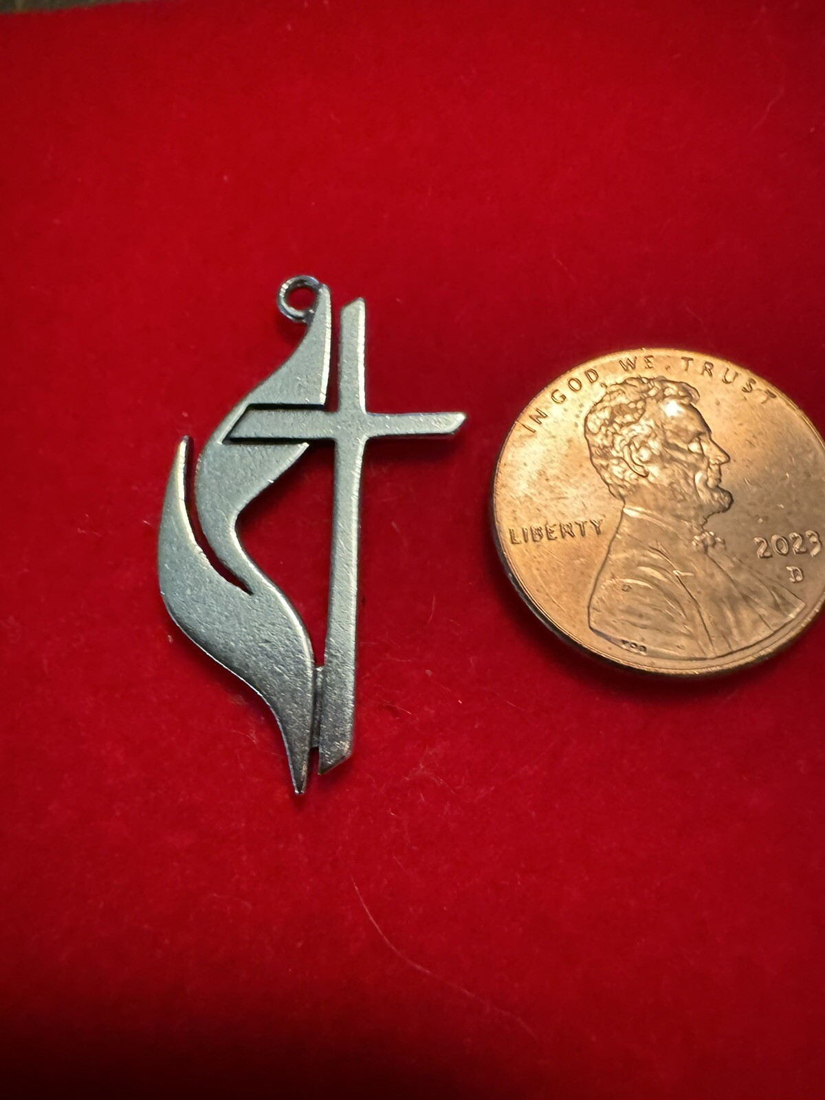 James Avery Sterling Silver RETIRED Methodist Cross &… - Gem