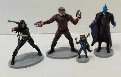 Disney Marvel Guardians of the Galaxy PVC Figures Star Lord Gamora ...