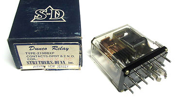 * NIB .. Struthers-Dunn Dunco Relay Cat# 219BBX-P 24-48V DC .. VI-185 ...