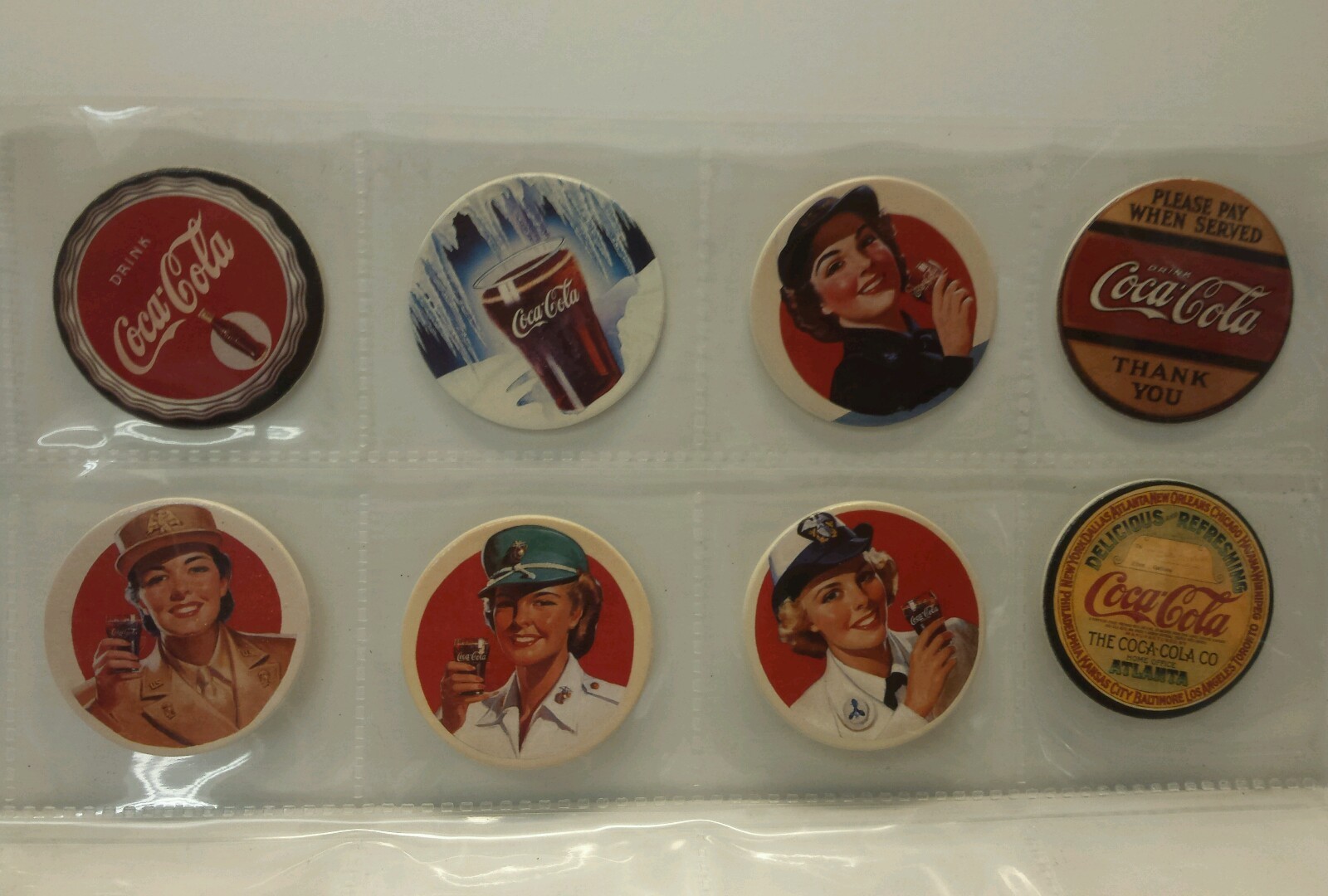 Coca-Cola Series 2 Trading Card 12 Coke Cap Pog Set Collect A Card 1994 ...
