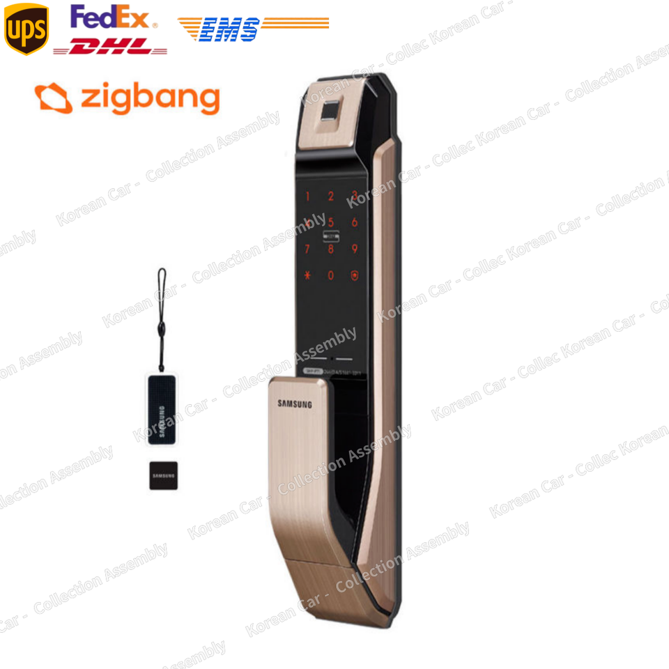 SAMSUNG SHP-P71 Keyless Fingerprint PUSH PULL Digital Smart Door Lock ...