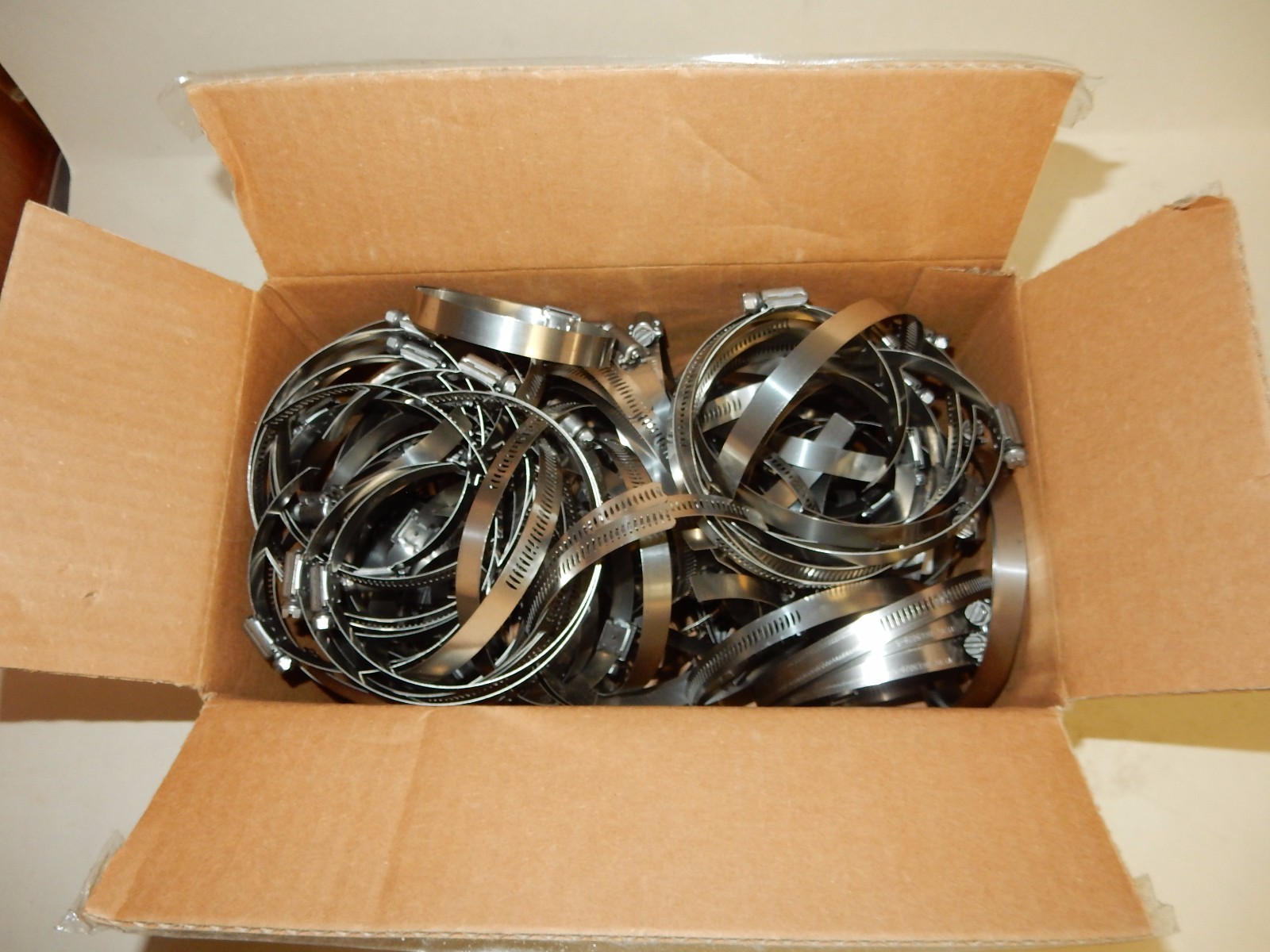 Breeze Stainless Hose Clamp Worm Drive 3.25 Diameter, 1/2 Bandwidth 100 ...