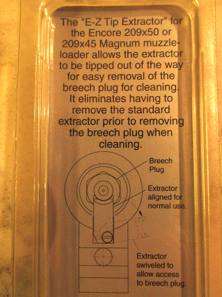 NEW Thompson Center Encore 209 Magnum E-Z Tip Extractor Muzzleloader TC ...