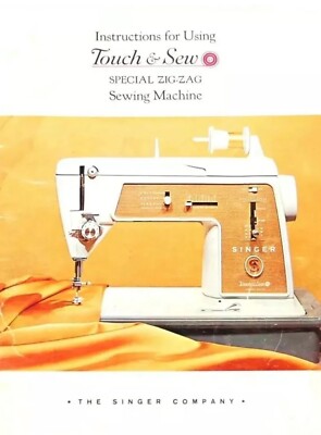 Large Deluxe-Edition Instructions Manual Singer 600 600E Sewing Machine ...
