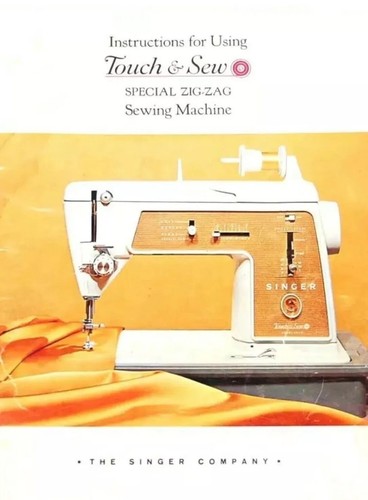 Large Deluxe-Edition Instructions Manual Singer 600 600E Sewing Machine ...