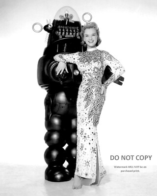 ANNE FRANCIS "ROBBY THE ROBOT" "FORBIDDEN PLANET" 8X10 PUBLICITY PHOTO ...