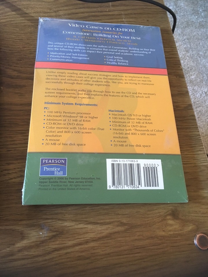 Video Cases on CD-ROM by Patricia Moody, Rhonda Montgomery , Robert ...