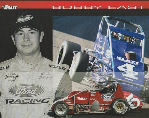 2005 Bobby East Ford Racing Beast Sprint Car Midget USAC Hero Card | eBay