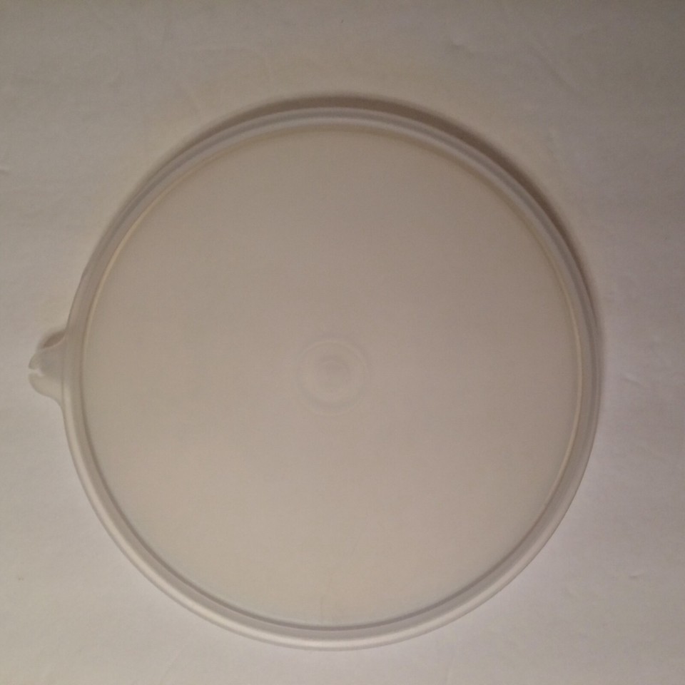 Tupperware Replacement Lid #229-6 Clear Round Y tab 8 in. EUC | eBay