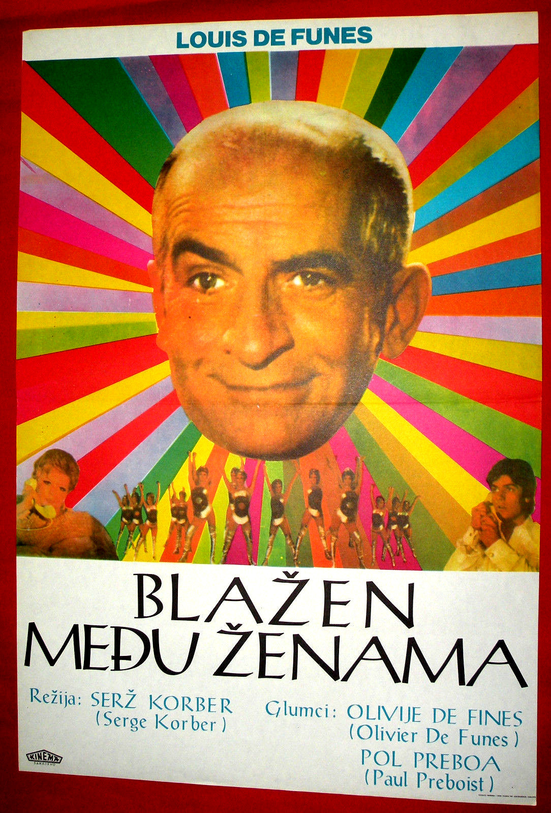 L'HOMME ORCHESTRE ONE MAN BAND 1970 LOUIS DE FUNES S. KORBER EXYU MOVIE ...