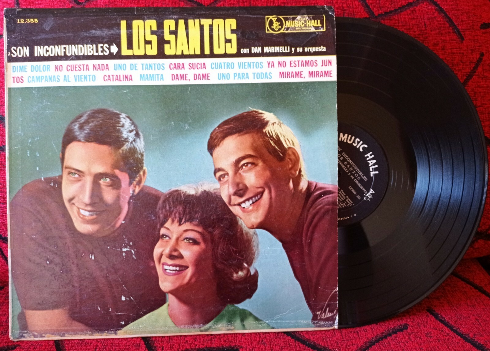 DAN MARINELLI Y SU ORQUESTA w/ LOS SANTOS VERY RARE Venezuela LP 60's ...