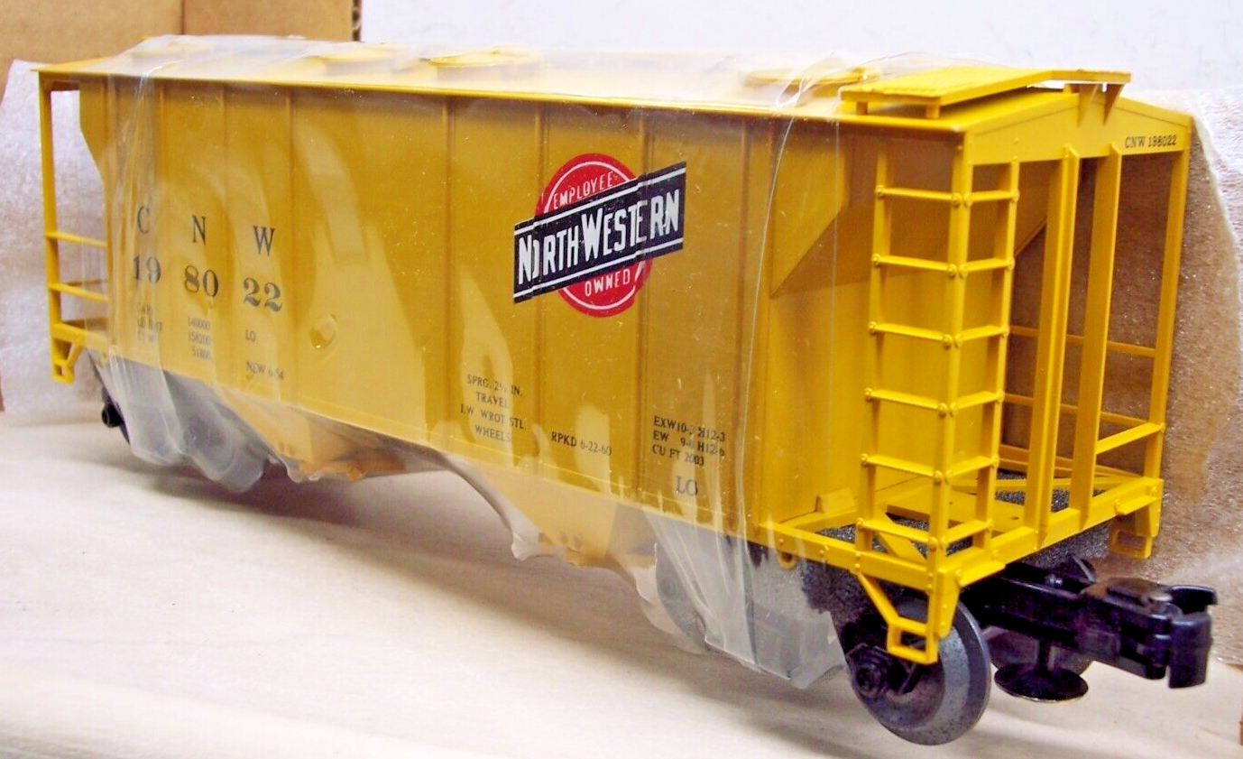 WEAVER O SCALE CNW CHICAGO NORTHWESTERN PS-2 COVERED HOPPER 3 RAIL NOS ...
